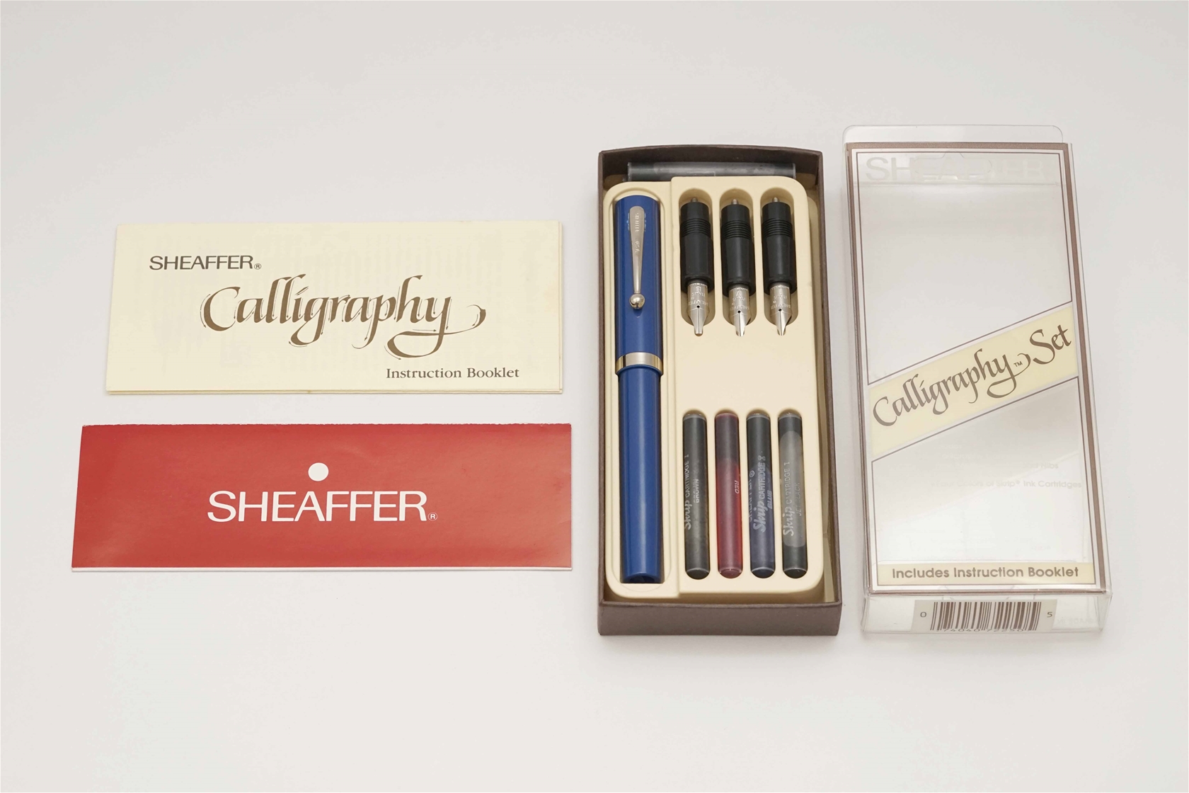 Set bút Sheaffer Calligraphy Set Blue Pen & 3 Different Nibs